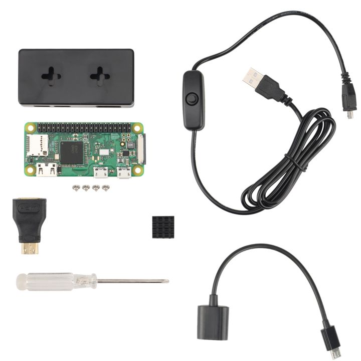 For Raspberry Pi Zero W Kit + Case +Adapter,with Raspberry Pi Zero ...