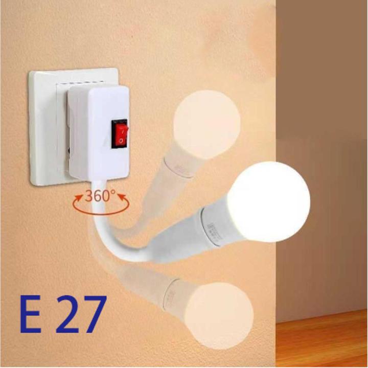 E27 Bulb Socket Lamp Base Holder Led Light Flexible Bend Adjustable ...