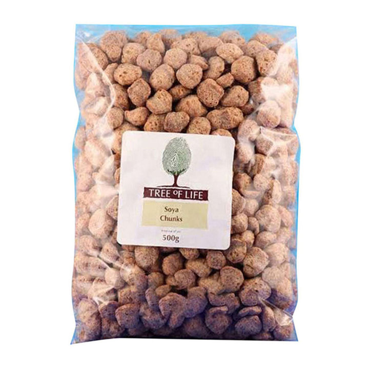 100% Vegetarian Soya Chunks Soya bean - 500 gm | Daraz.com.bd