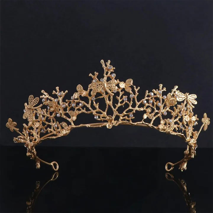 Temperament Bar Mitzvah Crown Retro Crown Metal Princess Crowns ...