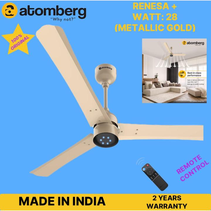 Atomberg Renesa+ 1200MM / 48" 32W BLDC motor Energy Saving Ceiling Fan ...