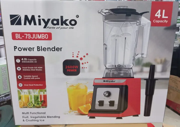 Miyako Digital Power Blender 2600 Watt BL-59 DIGI JUMBO 4 LTR Capacity ...