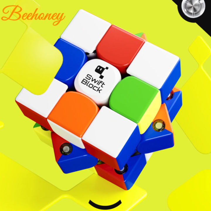 Gan Swift Block 355s 3x3 Magnetic Magic Speed Cube Stickerless ...