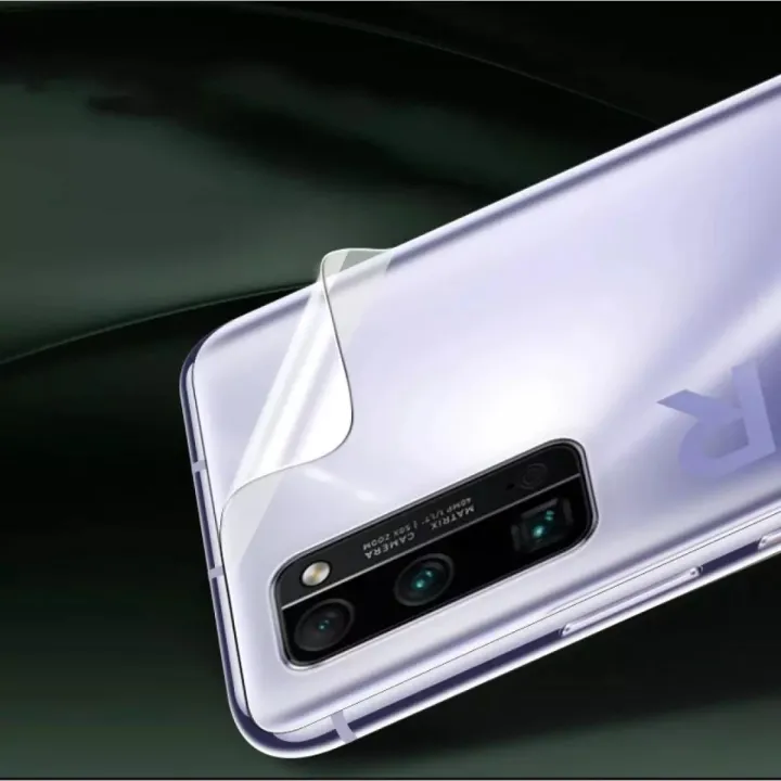 Realme 7 Clear Transparent Back Side Poly Sticker - Not Glass | Daraz ...