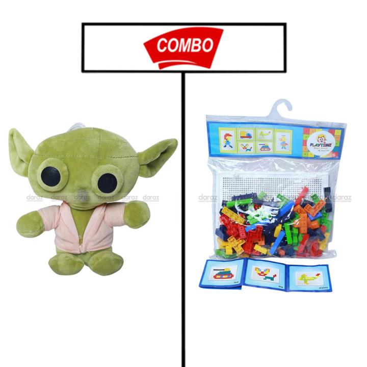 BABY YODA TEDDY WITH PLAY TIME MAGIC BOARD COMBO PACK FOR YOUR KIDS ...