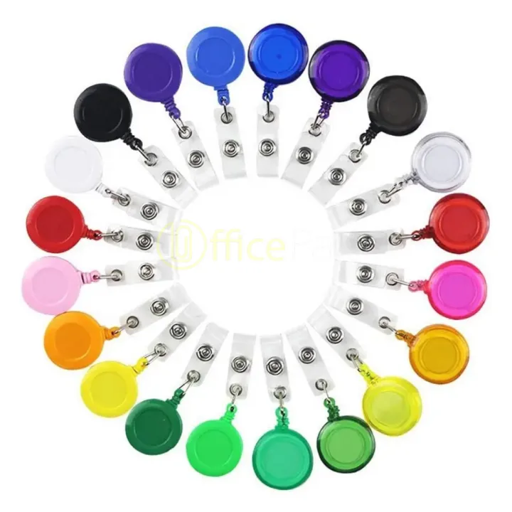 Yoyo ID Card Holder Badge Plastic Metal Retractable Reels - 1 Piece ...