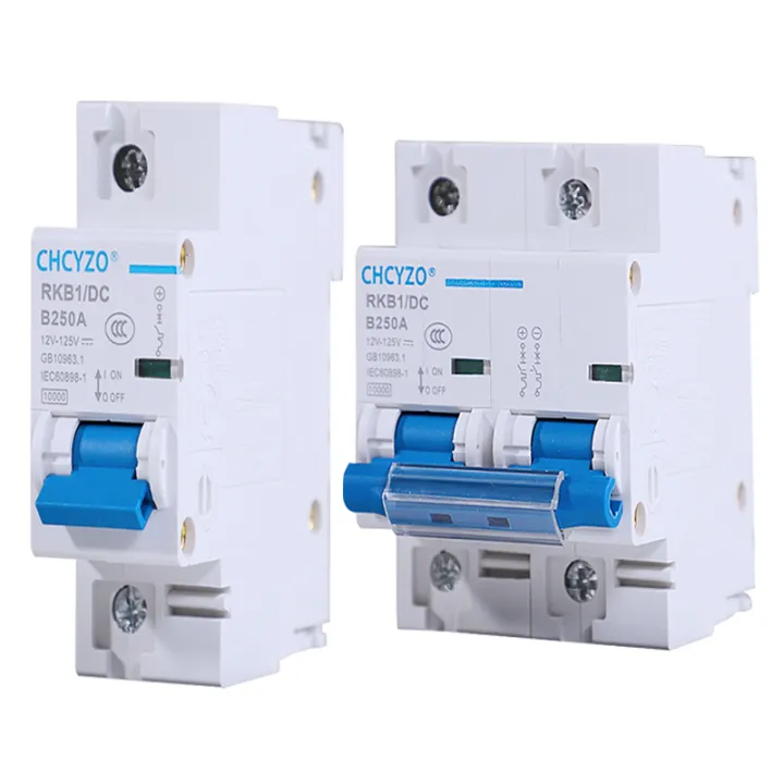 1P 2P DC Breaker 12V 24V 48V 60V 72V 96V DC Circuit Breaker 100A 150/200/250A Solar Battery ...