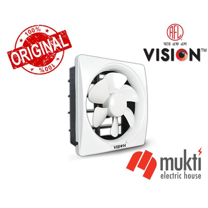 VISION Exhaust Wall Fan 12 Inch White PVC Plastic | Daraz.com.bd