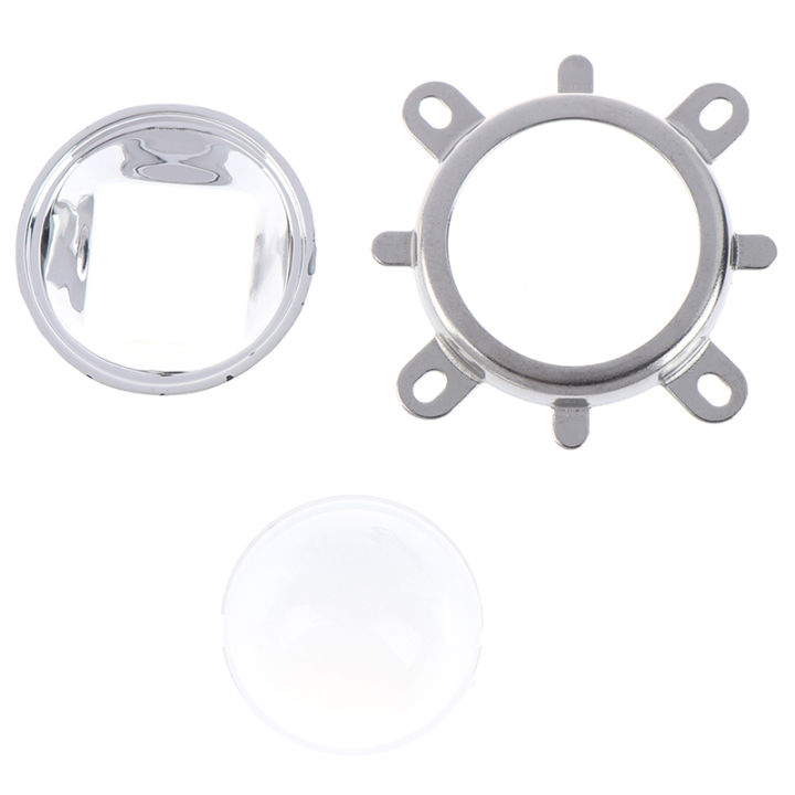3PCS/set LED Lens Glass Reflector Collimator Fixed Bracket COB High ...