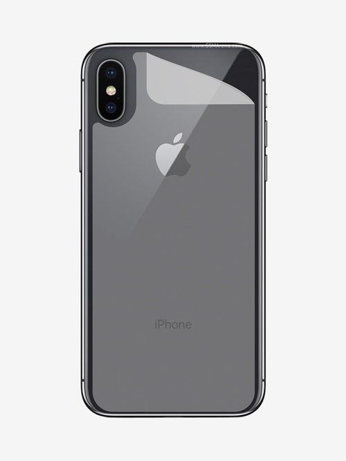 iphone XS Transparent back Protector clear Poly | Daraz.com.bd