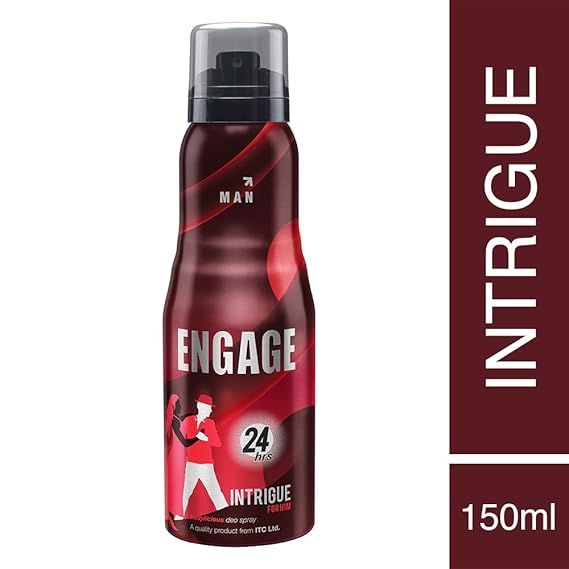 Engage Intrigue for Him Deodorant for Men, Warm & Seductive, Skin ...