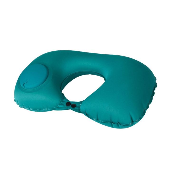 U-Shape Travel Pillow Automatic Air Inflatable Airplane Car Pillows ...