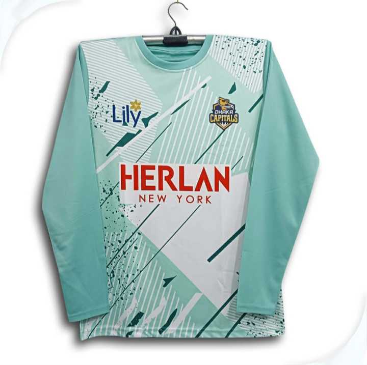 Durdanto Dhaka Training Jersey For Man - Full Sleeve BPL Cricket Jersey For Man - Dhaka BPL ...
