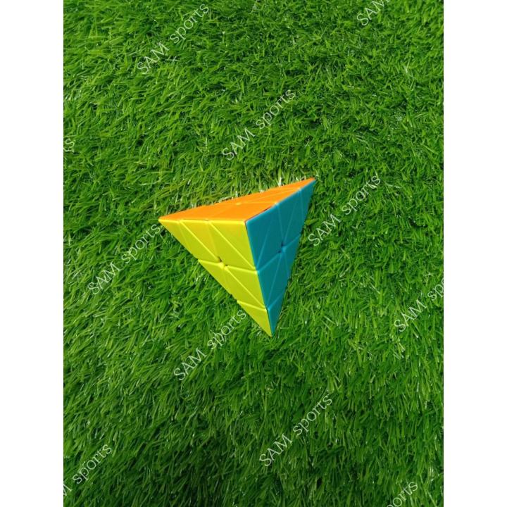 Robis qube . piramid , triangle shape , fiber plastic , malticolour ...