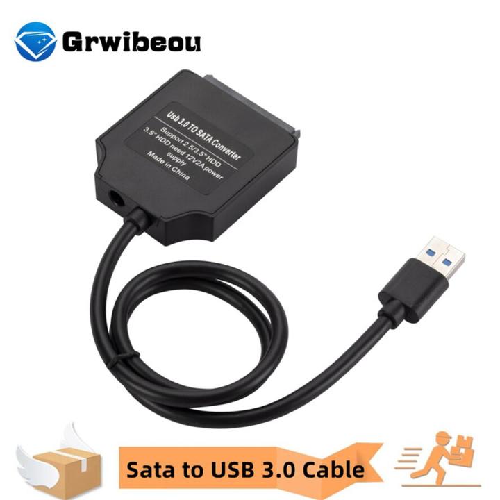 USB 3.0 To SATA 3 Cable Sata To USB Adapter Convert Cables Support 2.5 ...
