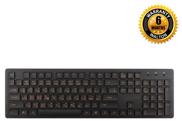 Walton Wireless Keyboard Silk Printing + UV Coating (Bangla+English ...
