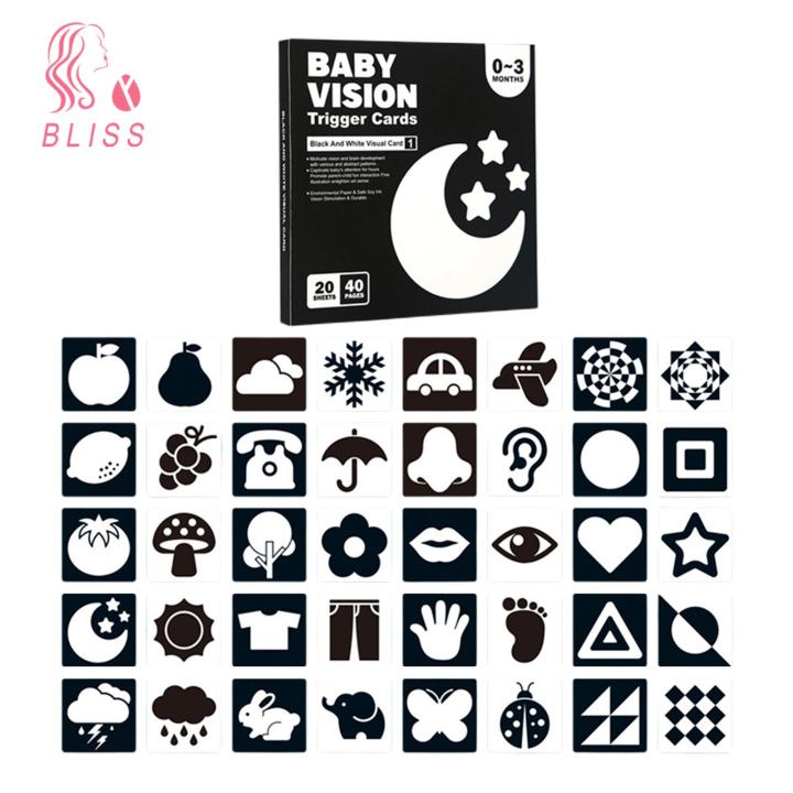 Bliss High Contrast Flashcards High Contrast Flash Cards for Newborns ...