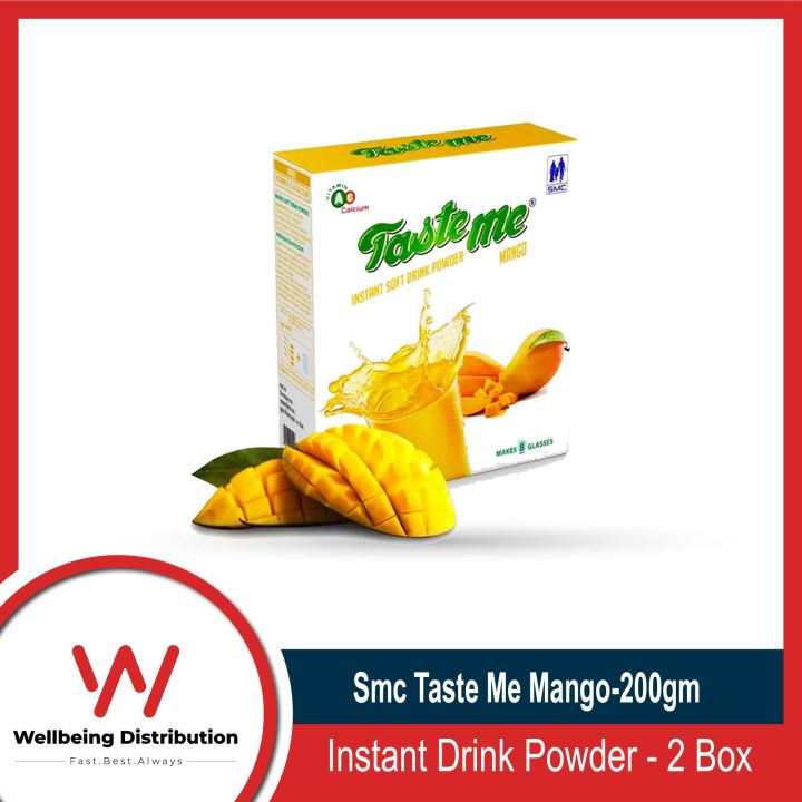 SMC Taste Me Mango Flavored Instant Drink Powder | 200gm 2 Box | Daraz ...
