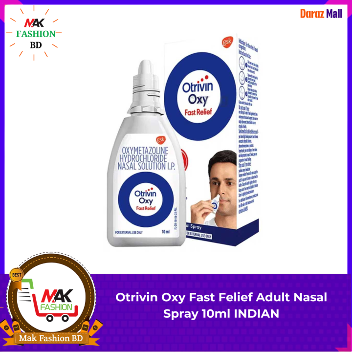 Otrivin Oxy Fast Felief Adult Nasal Spray 10ml INDIAN | Daraz.com.bd