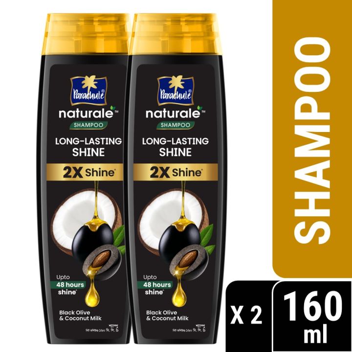 Parachute Naturale Long Last Shine Shampoo 160ml Pack of 2 | Daraz.com.bd