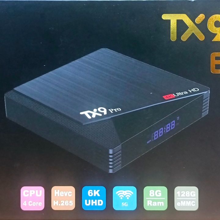 TX9 Pro 8GB 128GB Android TV Box | Daraz.com.bd