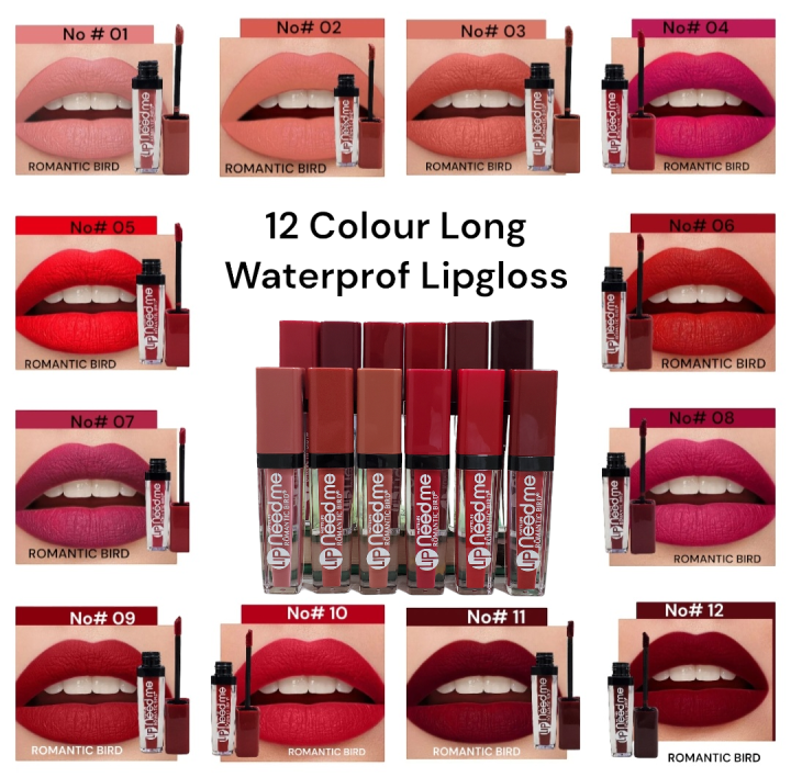 Romantic Bird Matte Long Lasting Waterproof Liquid Lipgloss 1 pc ...