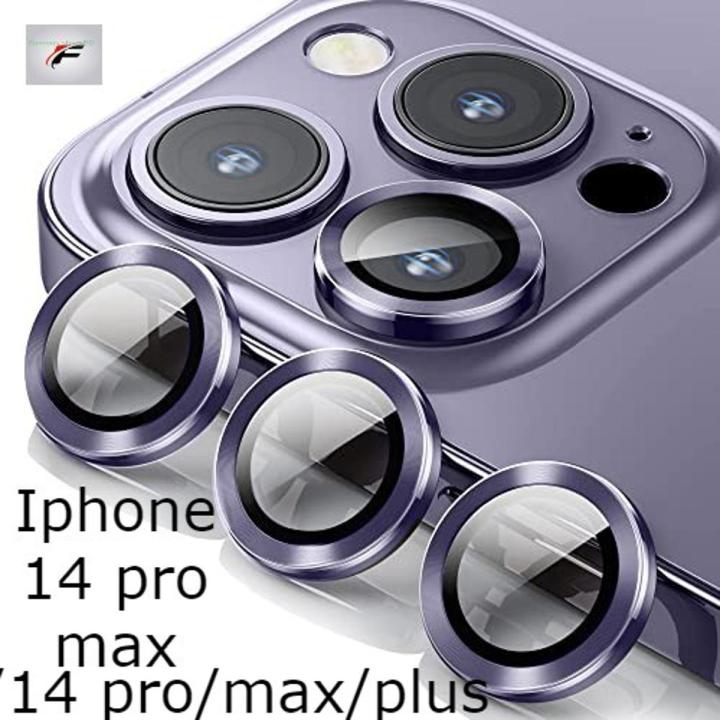Camera Lens Protector for iphone 14 pro max/14 pro/14max/plus/14 Premium HD Tempered Glass Metal ...