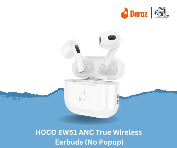 HOCO EW51 ANC True Wireless Earbuds (No Popup) | Daraz.com.bd