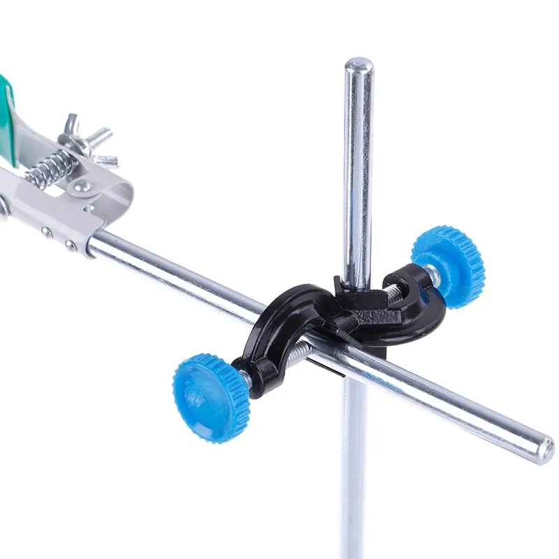New Lab Stands Double Top Wire Clamps Holder Metal Grip Supports Right ...