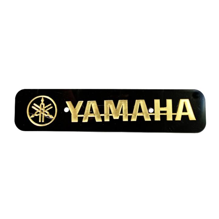 Motorcycle front name plate for yamaha bike or bike name plate logo ...