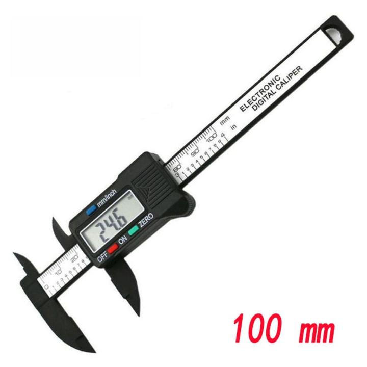 150mm 100mm Electronic Digital Caliper Carbon Fiber Dial Vernier ...