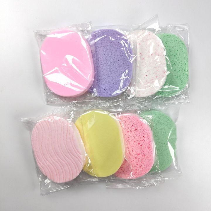 Individually packaged seaweed hole pearl hole wood pulp cotton pva oval ...