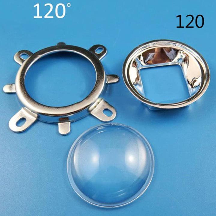 3PCS/set LED Lens Glass Reflector Collimator Fixed Bracket COB High ...