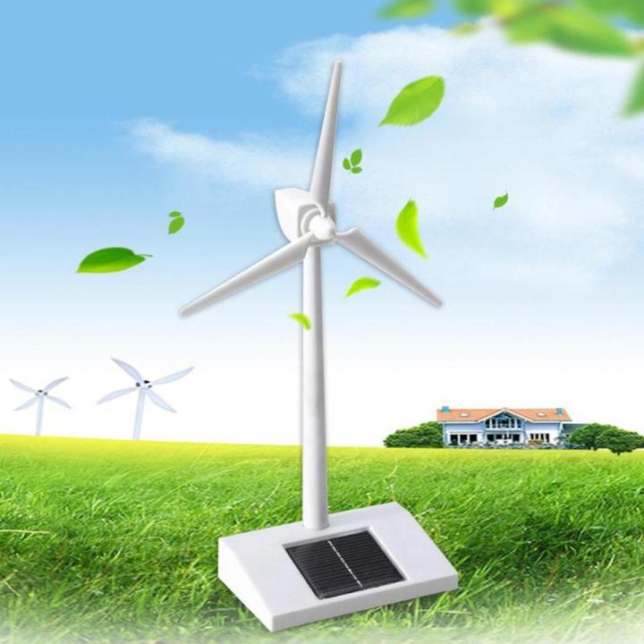 【Happy baby toy store】Solar Powered Windmill embled Model Education Fun ...