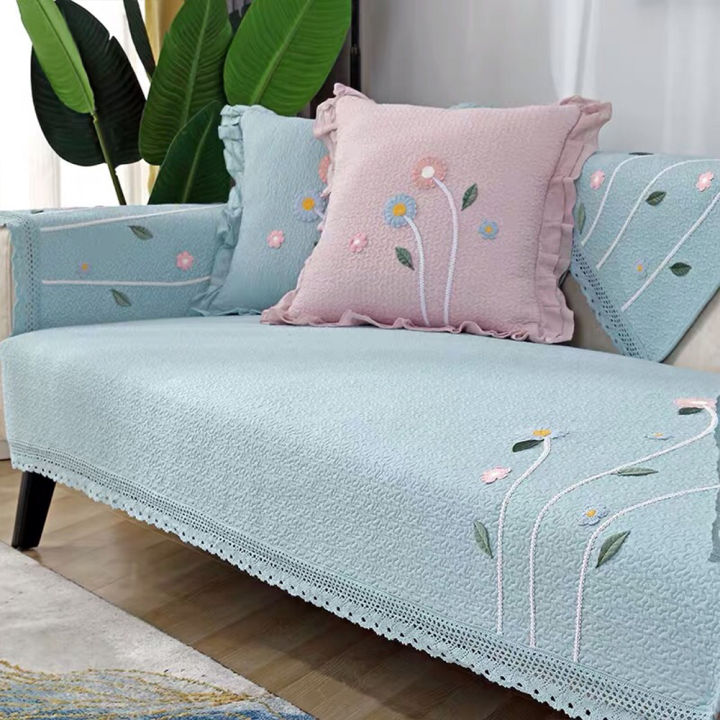 Universal Sofa Pad Cushion Washable Fabric Sofa Pad Anti-slip Seat ...