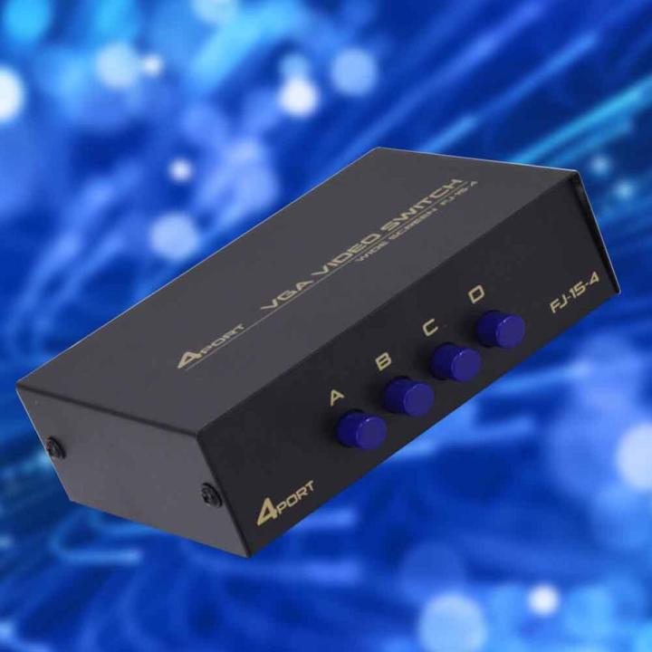 【VisioN Shop】4 Metal Projector Hub Sharing For Computer Displayport ...