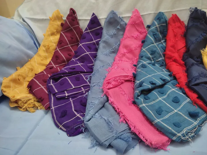 Pom Cotton Hijab, Orna, Scarf For Woman 1 Pcs Pack | Daraz.com.bd