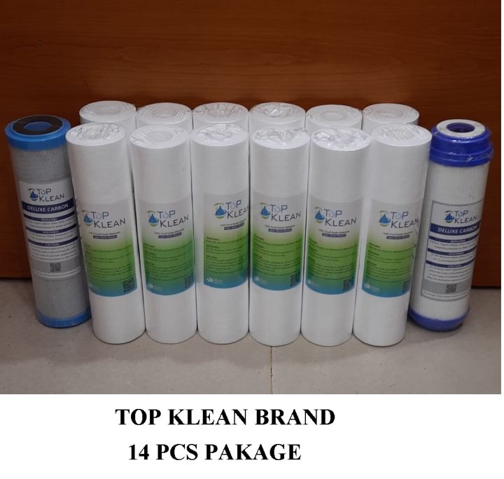 Sediment Filter PP -12 Pcs, CTO Net Carbon-1 Pcs and 10" UDF Box Carbox ...