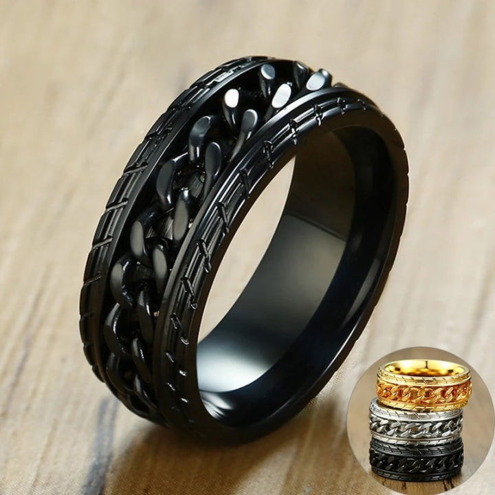 Superman Black Finger Ring For Men | Daraz.com.bd