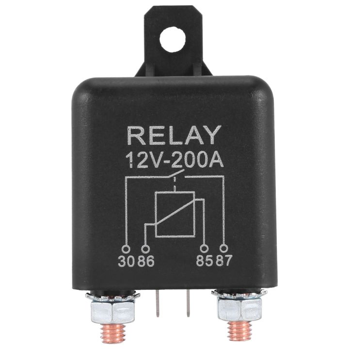 12V 200A Normally Open 4 Pin Relay - Heavy Duty Automotive Marine Split ...