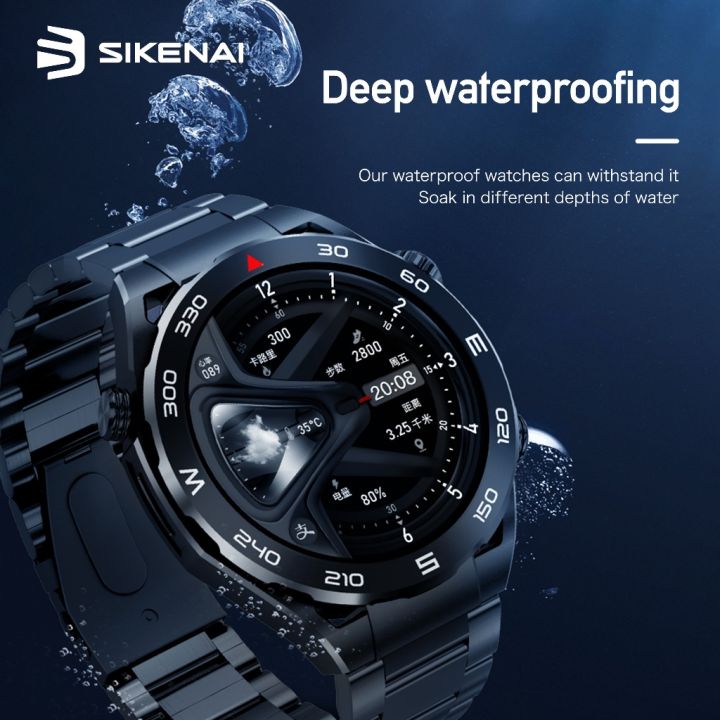 Sikenai P3 Bluetooth Call Smartwatch Watch Sleep Monitoring Wireless ...