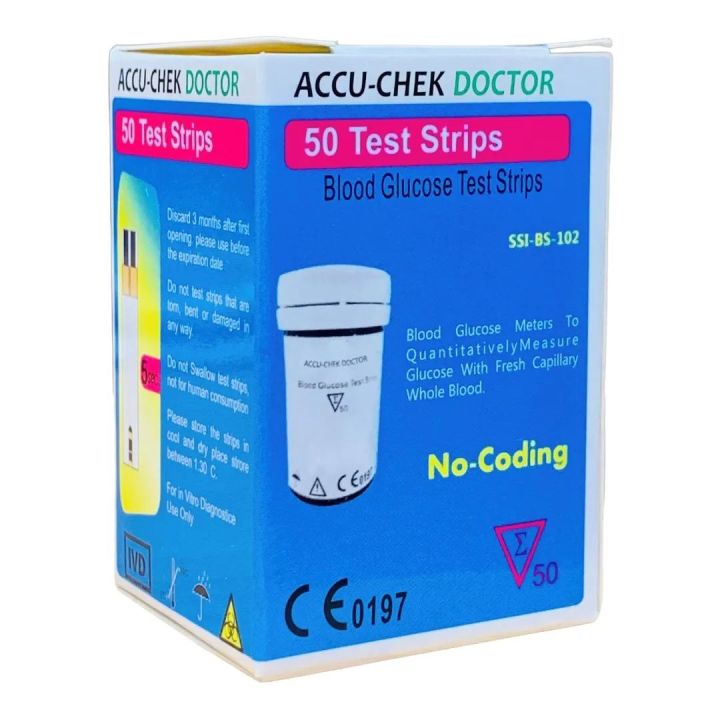 Accu Chek Doctor Test Strips 50 pcs for Glucose Meter | Daraz.com.bd