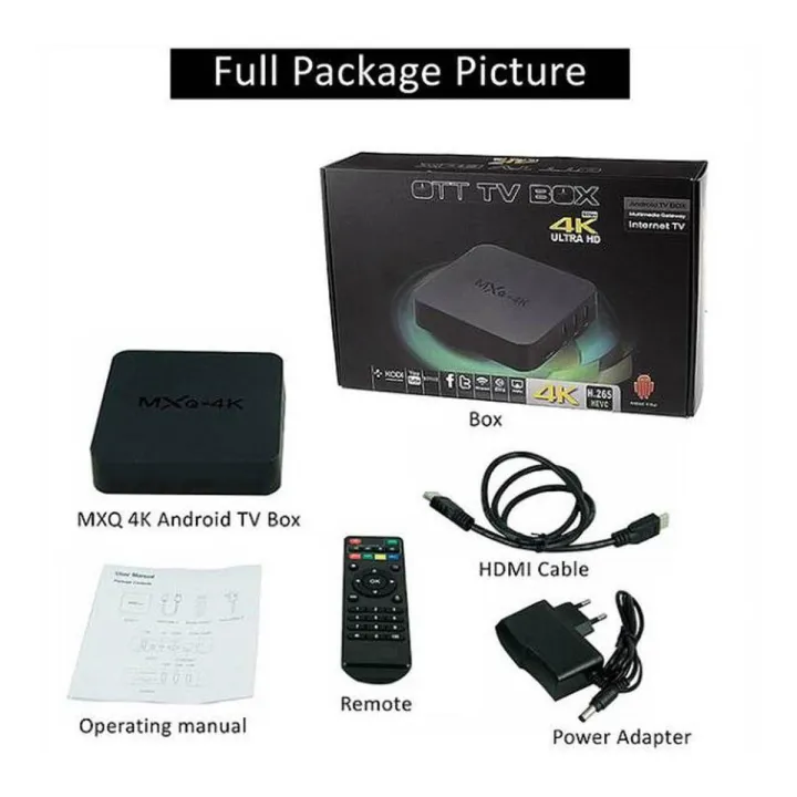 Android Smart TV Box - Black | Daraz.com.bd