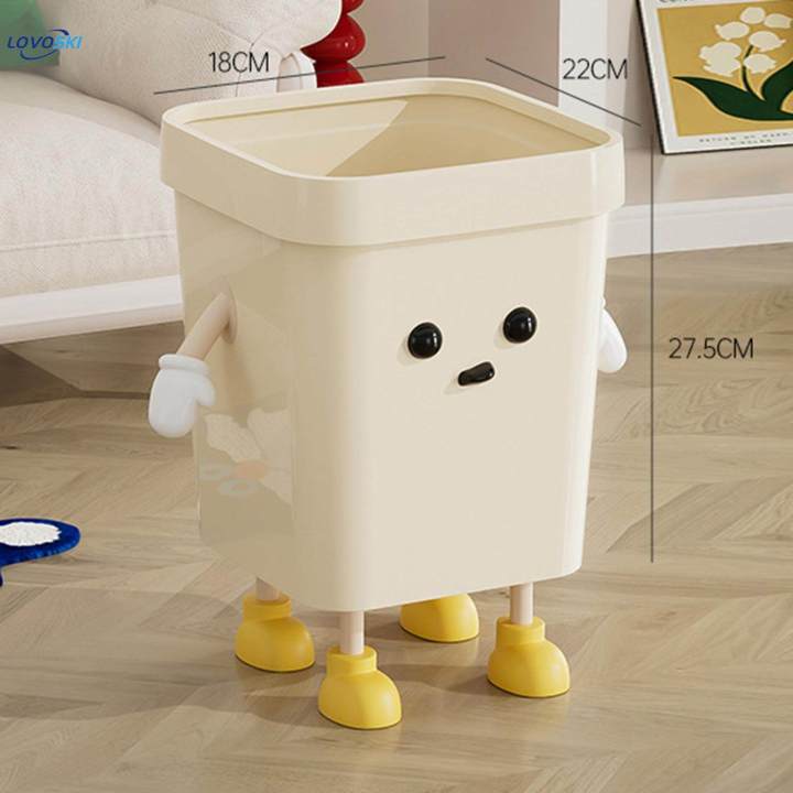 Creative Cute Trash Can Modern Funny Waste Can Dustbin Stylish ...