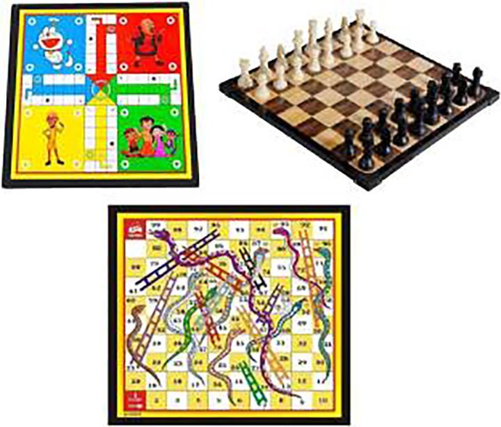Magnetic Ludo and Snake Ladders and Chess 3in1 Game | Daraz.com.bd
