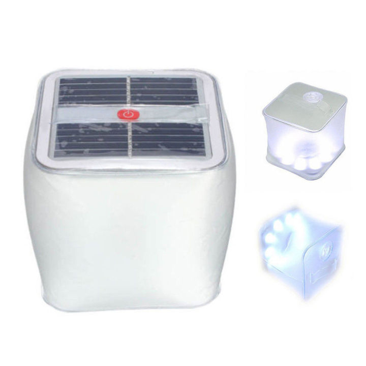 Led Solar Power Inflatable Tent Camping Light Outdoor Emergency Lamp ...