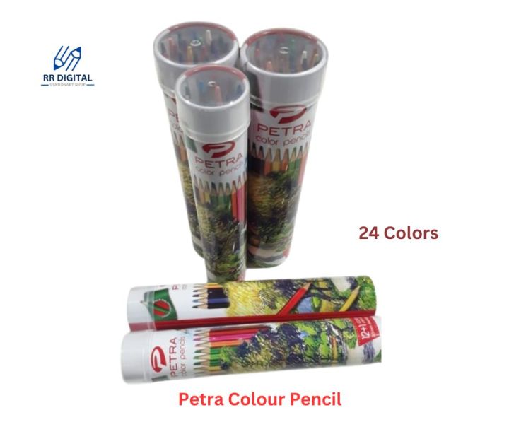 Petra Colour Pencil 24 colours | Daraz.com.bd