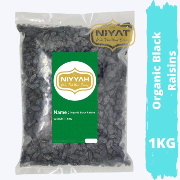 Organic Black Raisins - Kismis 1kg | Daraz.com.bd