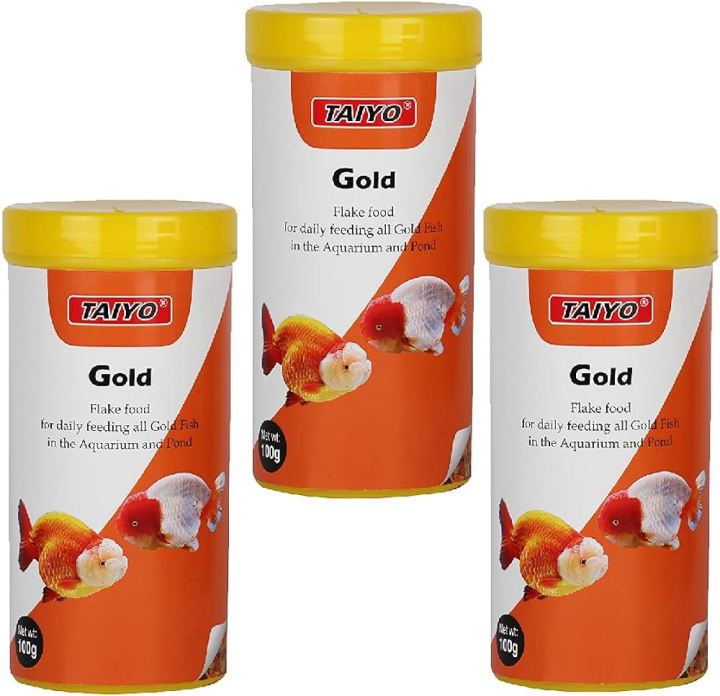 Taiyo Number-1 multi vitamin complex Gold Flake Fish Food 50g ...