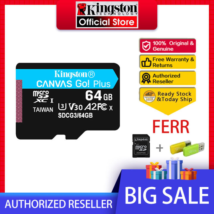 MicroSD card Kingston Canvas Go Plus new MicroSD card 128GB 64G TF card Class10 256GB 512GB ...